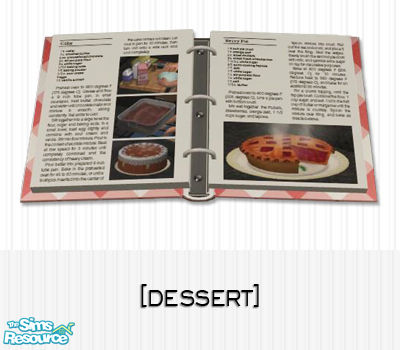 The Sims Resource | Cookbook - Dessert