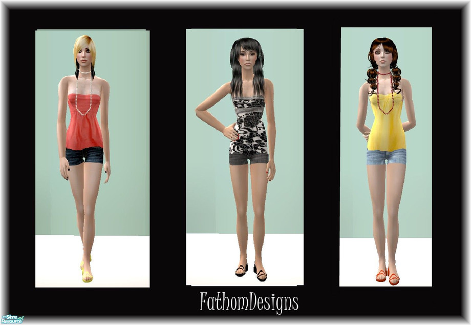 The Sims Resource | Tube Tops