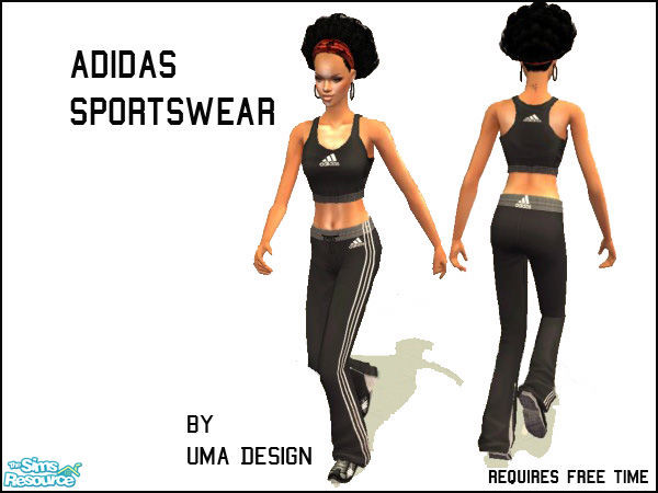 The Sims Resource | Adidas Sportswear for Women