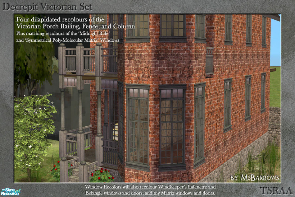 The Sims Resource - Decrepit Victorian Set