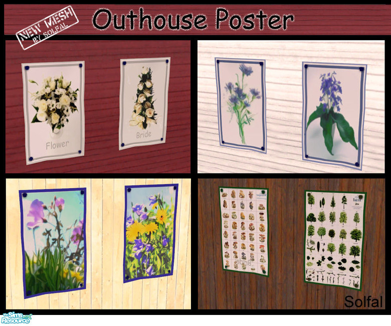 The Sims Resource - Outhouse Poster