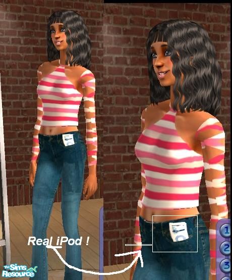 The Sims Resource - iPod In Pocket