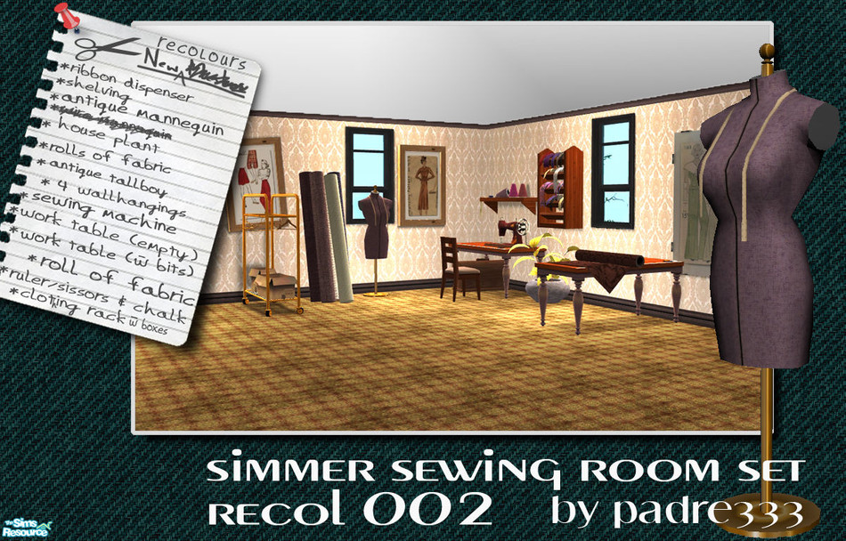 The Sims Resource - Simmer Sewing Recol002