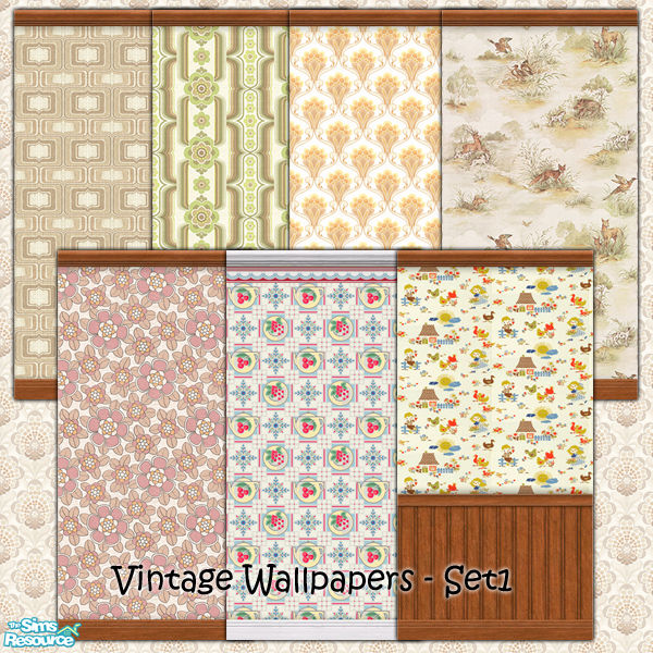The Sims Resource | Vintage - Set1