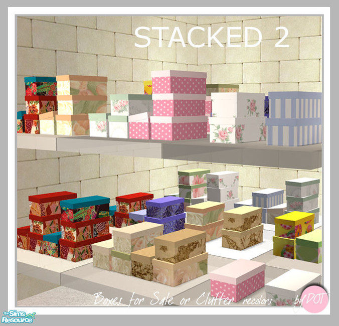 The Sims Resource - Stacked2 Box