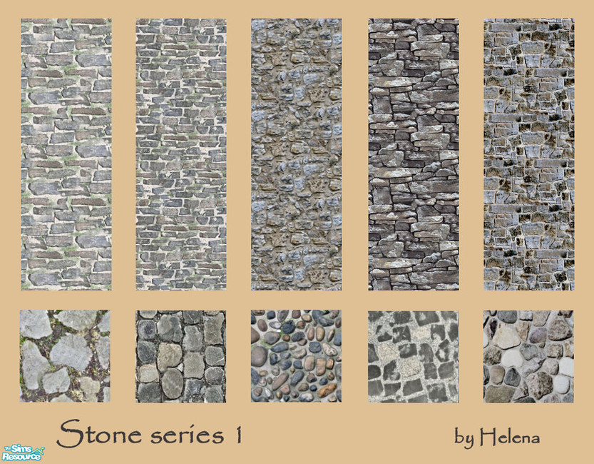 The Sims Resource - Stone series 1