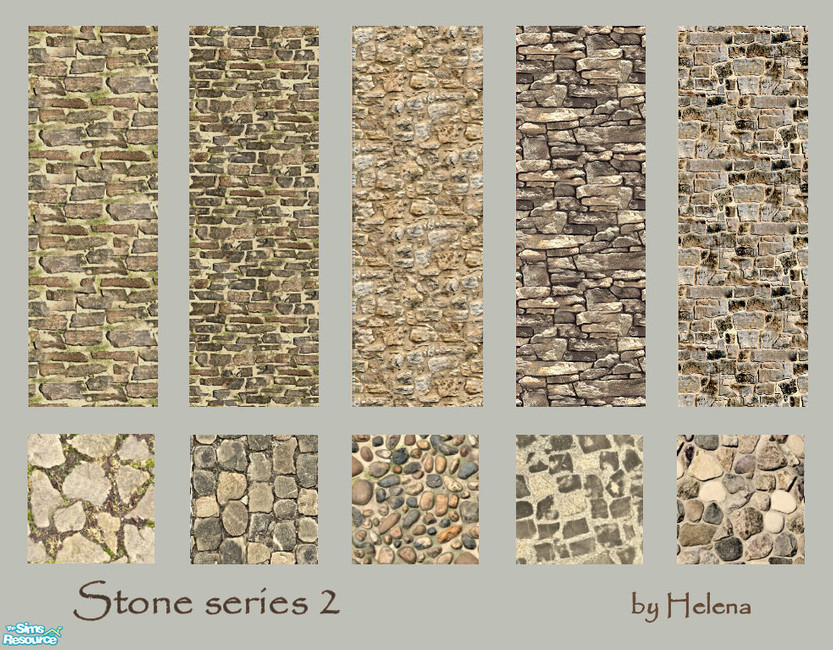 The Sims Resource - Stone series 2