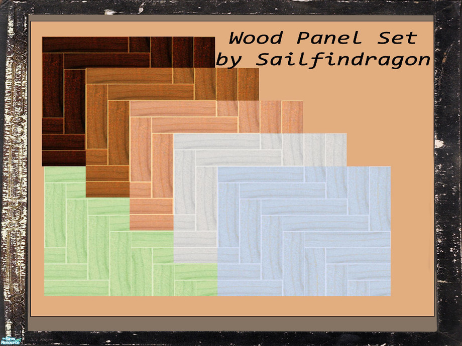 The Sims Resource - Wood Panel Flooring