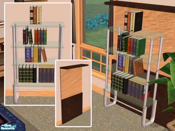 The Sims Resource - Bookcase Recolor EGE Young Room