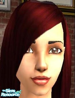 The Sims Resource - red long hair