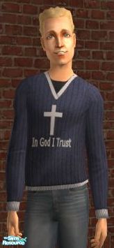 The Sims Resource - Cross T-shirt