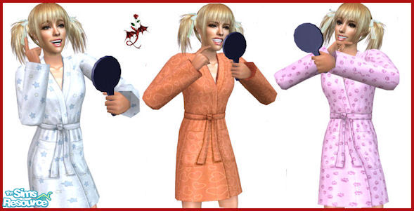 The Sims Resource | Teen Bath Robe
