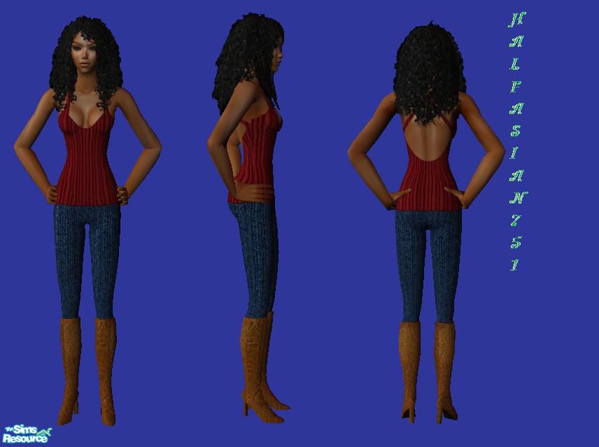 The Sims Resource - Boots & Tank