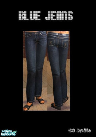 The Sims Resource | Blue Jeans