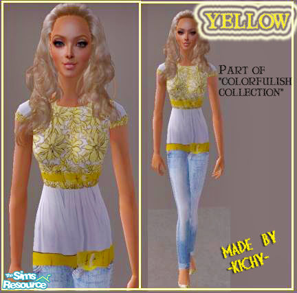 The Sims Resource | YELLOW [#2]