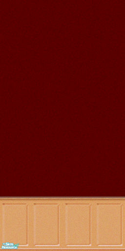 The Sims Resource | The Traditional Series - Walls - Deep Red Walls