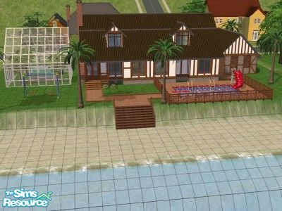 The Sims Resource | 215 Sim Lane Beach Home