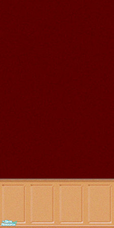 The Sims Resource | The Traditional Series - Walls - Deep Red Walls