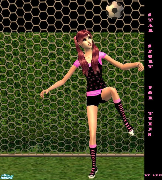 The Sims Resource - Star Sport For Teens - Fuchsia