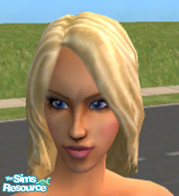 The Sims Resource - Highlighted Blond Hair