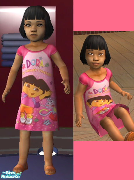 The Sims Resource | Dora The Explorer Dress