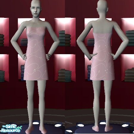 The Sims Resource - Pink Dress