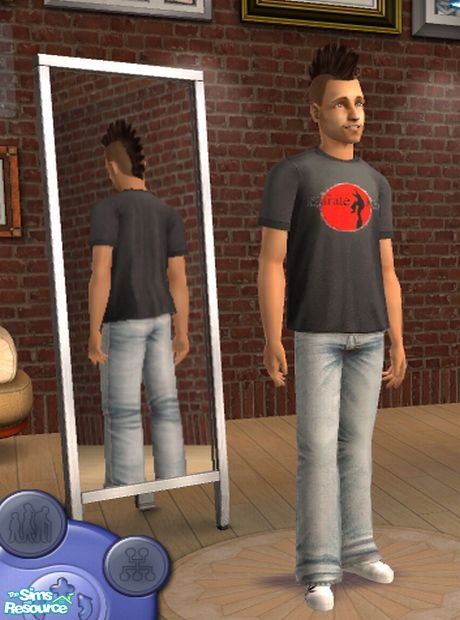 The Sims Resource - Karate Kid 80's Outfit