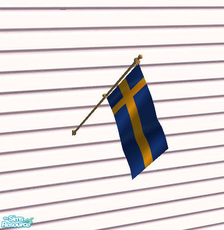 The Sims Resource - Flags for your Home - Sweden