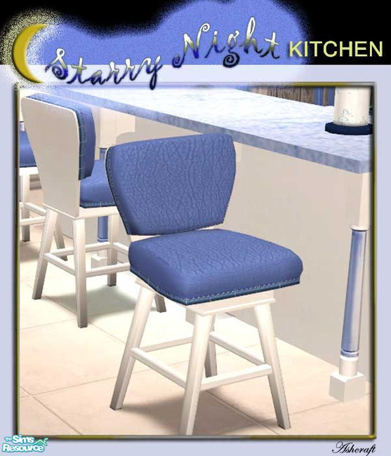 The Sims Resource - Starry Night Bar Stool