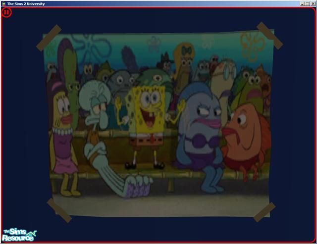 The Sims Resource - Spongebob Poster
