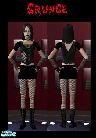 The Sims Resource | Grunge Outfit