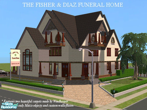 The Sims Resource | The Fisher Funeral Home
