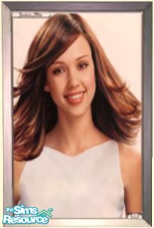 The Sims Resource - Jessica Alba Framed Photo
