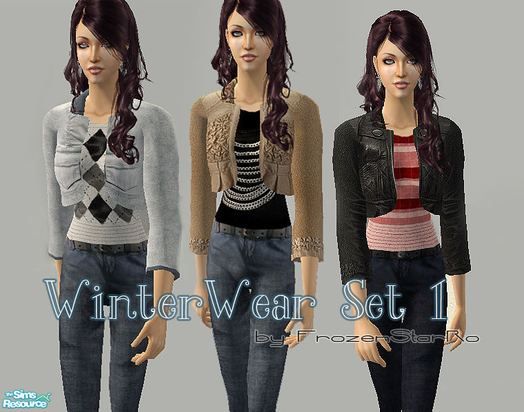 The Sims Resource | WinterWear Set I