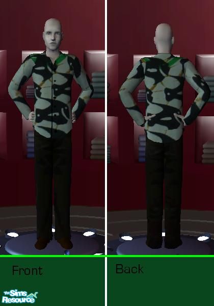 The Sims Resource - Shirt and Jeans for men