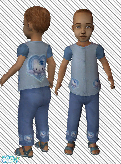The Sims Resource - Blue Hello Kitty