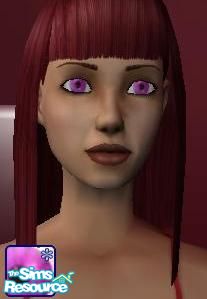 The Sims Resource | Freaky Purple Eyes