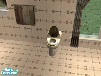 The Sims Resource - Outhouse bathroom toilet