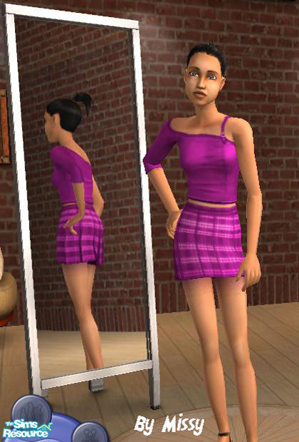 The Sims Resource | Purple Outfit
