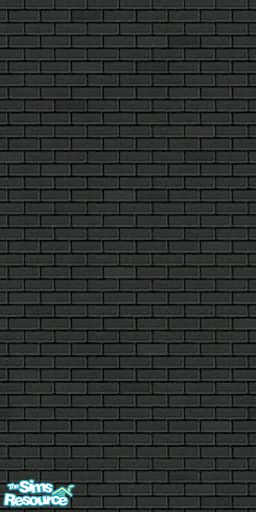 The Sims Resource - Black Brick - Easy Recolor