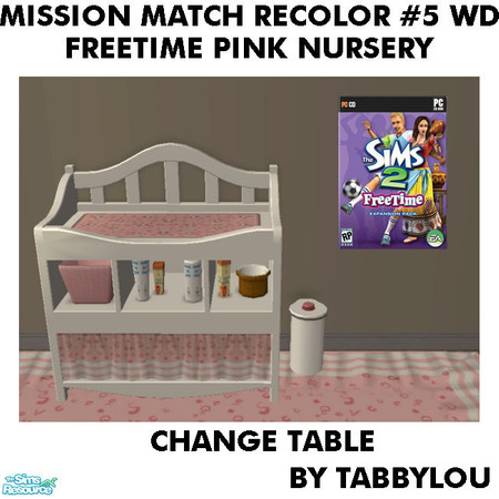 The Sims Resource | TL - MM FTPink ChangeTable Recolor05Wd