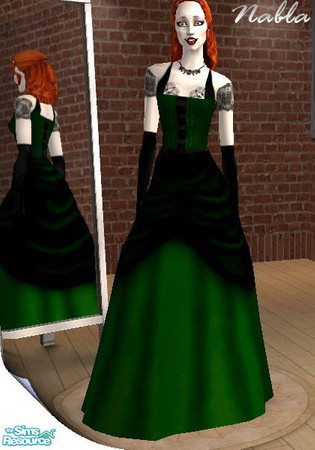 The Sims Resource | Vampire Gown 2