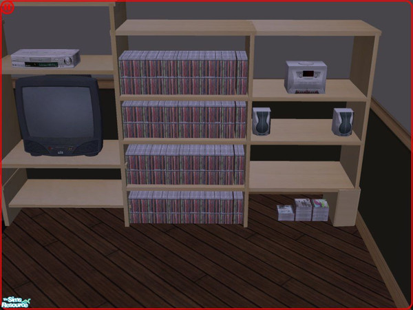 The Sims Resource | Cd Rack for BYOEC