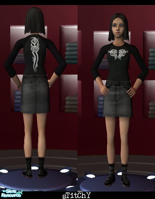 The Sims Resource | Tribal Shirt