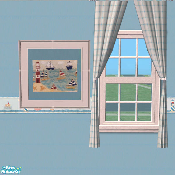 The Sims Resource - Picture Nautical Themed Nursery Set