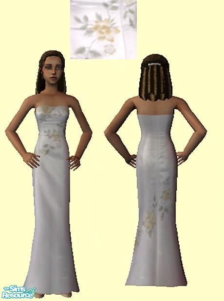The Sims Resource | Daisy Prom Dress