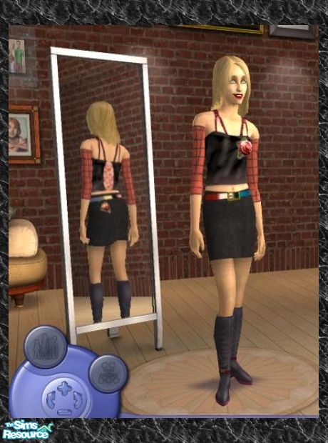 The Sims Resource - Sexy Lace Top