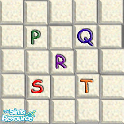 The Sims Resource | Alphabet & Numbers floor 4