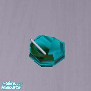The Sims Resource | Turquoise ashtray