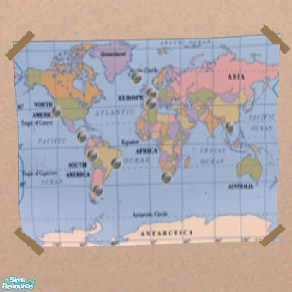 The Sims Resource - World Map